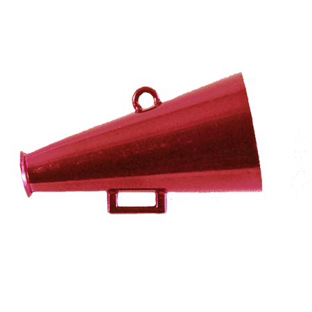 2.5" Megaphone - Metallic Red - 12 Pc. Pkg. | ACI Wholesale